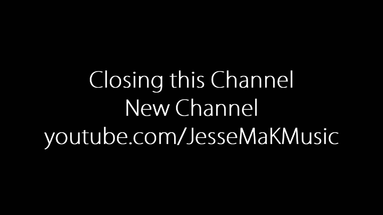 Closing this Channel- New Channel in Description! - YouTube