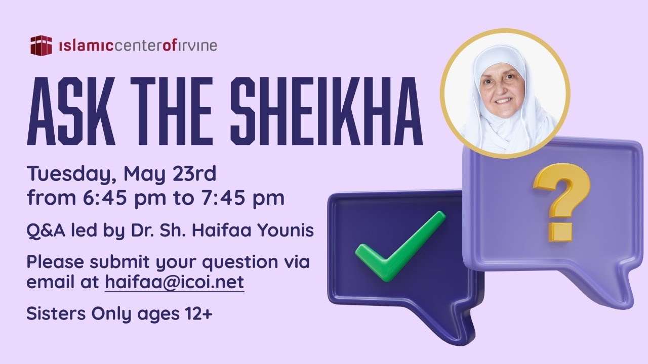 Ask the Sheikha! Special Q&A with Sh Dr Haifaa Younis - YouTube