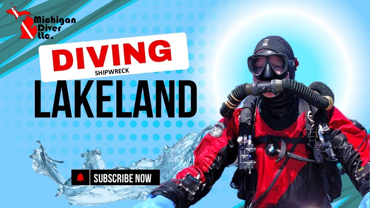 Diving the Lakeland Shipwreck in Lake Michigan - YouTube