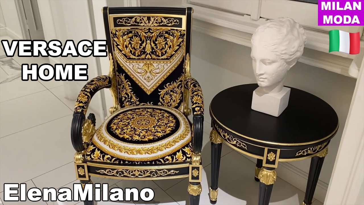 Versace home in Milan ( furniture and accessories) 🇮🇹 #italy #milan # ...