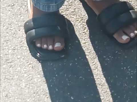 black candid feet white toesnails( no song)