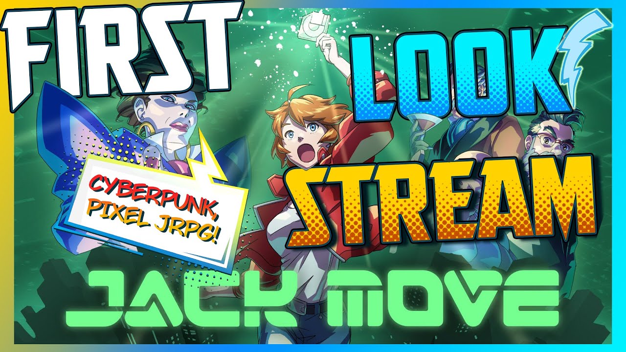 Cyberpunk, Hi-Bit Pixel Art, JRPG『First Look Stream』 Jack Move #supported - YouTube