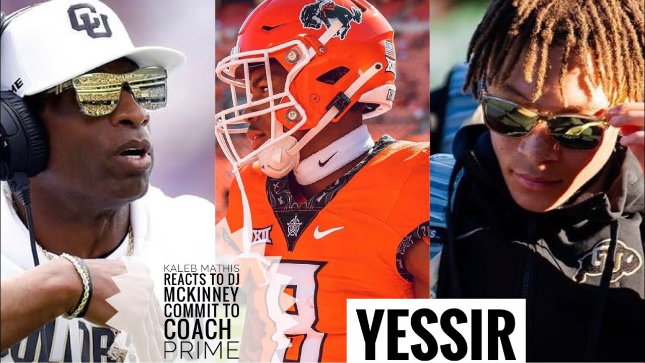 Kaleb Mathis REACTS To DJ McKinney COMMIT To Coach Prime After Osu ...