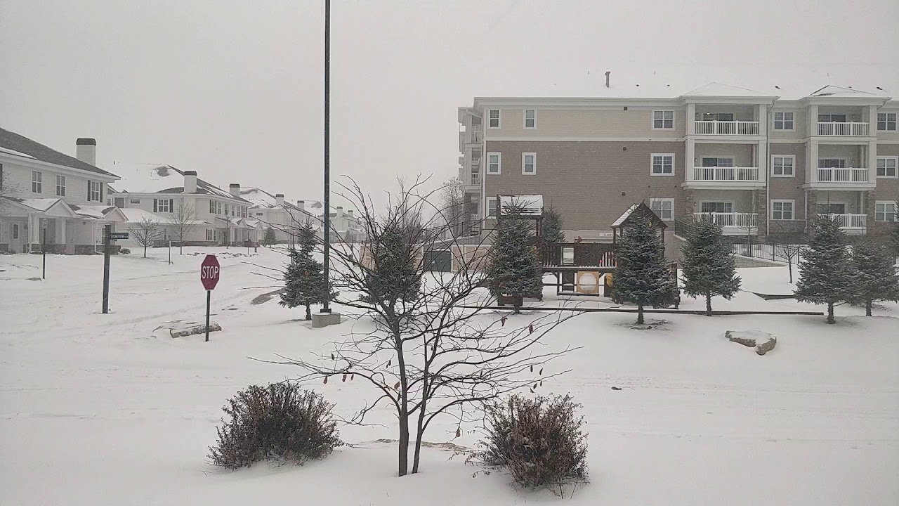 Time lapse of snow storm in Rochester, MN - YouTube