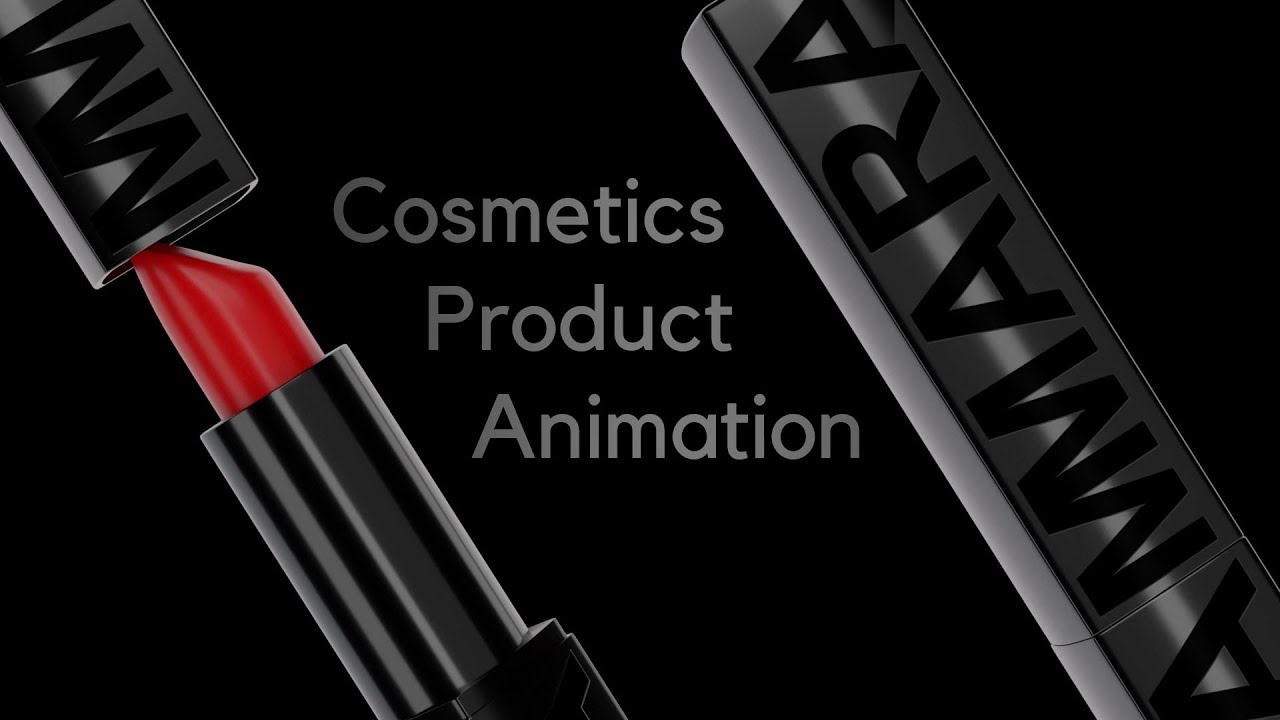 Cosmetics 3D Product Animation Ad | Lips Stick | Freelance Work - YouTube