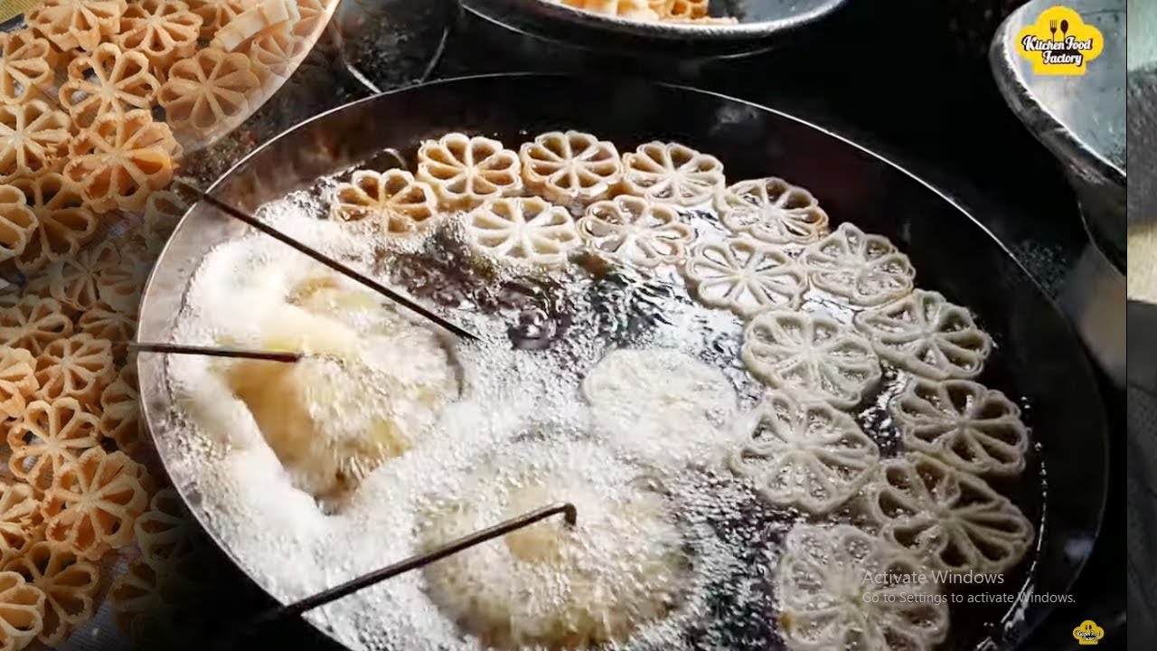 Gulabi Puvvulu Recipe | How To Make Sweet Rose Flowers? | Best Indian ...