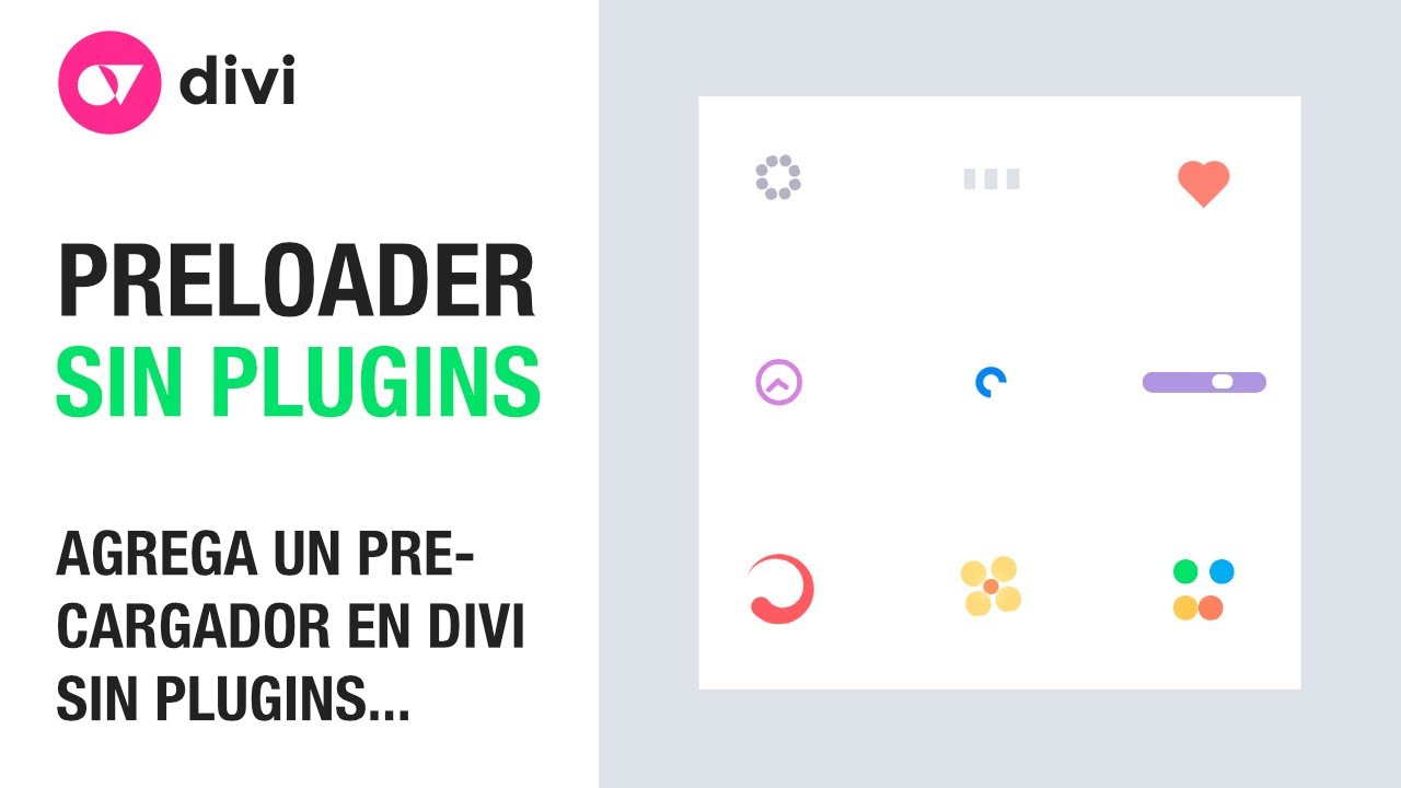 Cómo agregar un precargador (preloader) en tu sitio web creado con divi ...