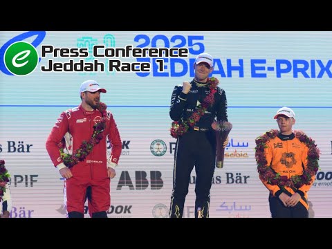 ABB Formula E Post-Race Press Conference | Race 1 Jeddah E-Prix - YouTube