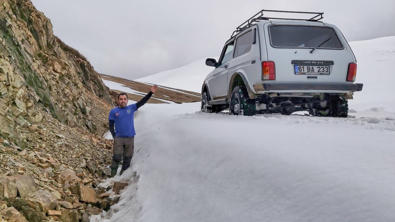 Lada Niva ile Derin Karda Dilaver Yaylası, Kara Hava Yaylası ...