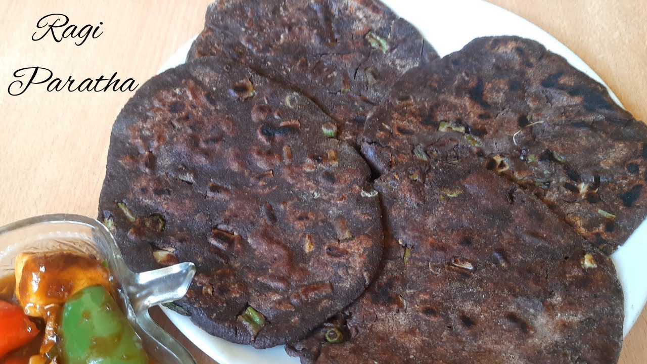 Healthy Ragi Paratha / Healthy Finger Millet Paratha Recipe - YouTube