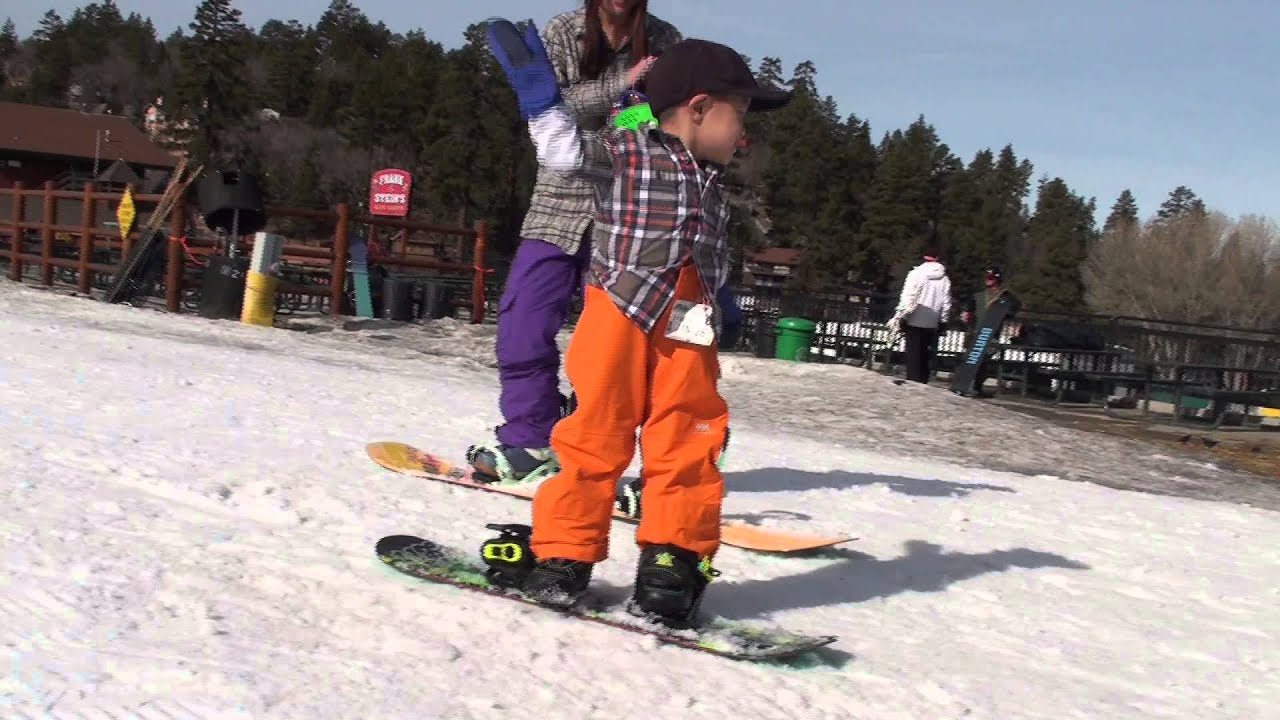 LIL KIDS SNOWBOARD TV #9 Skating & Jump 練習 - YouTube