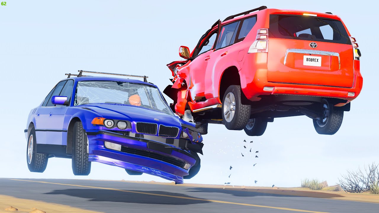 High Speed Traffic Crashes #40 - BeamNG Drive Crashes - YouTube