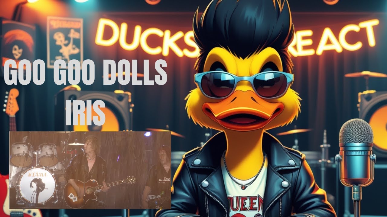 💥Drenched & Legendary: Duck Reacts to Goo Goo Dolls Iris Wildest Live ...