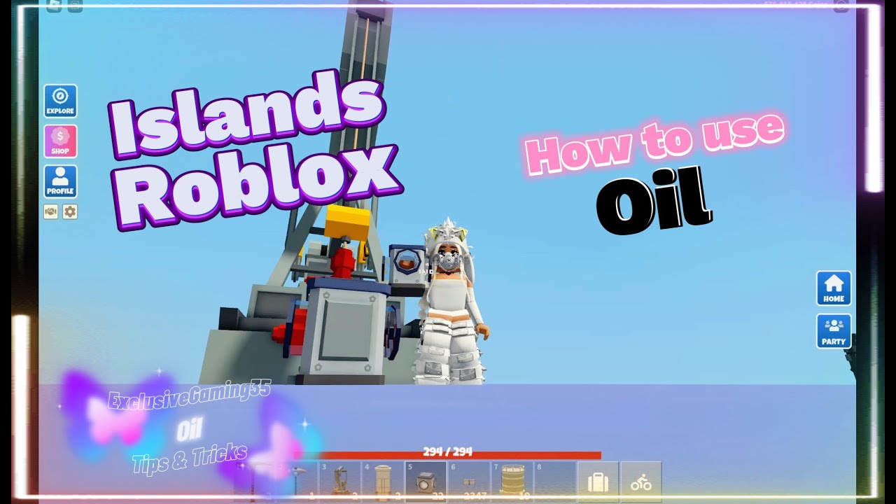 Islands Roblox Oil Tips And Tricks - YouTube