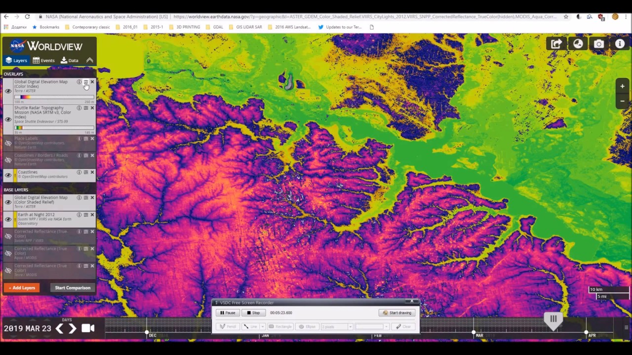 EOSDIS WORLDVIEW 01 SRTM - YouTube