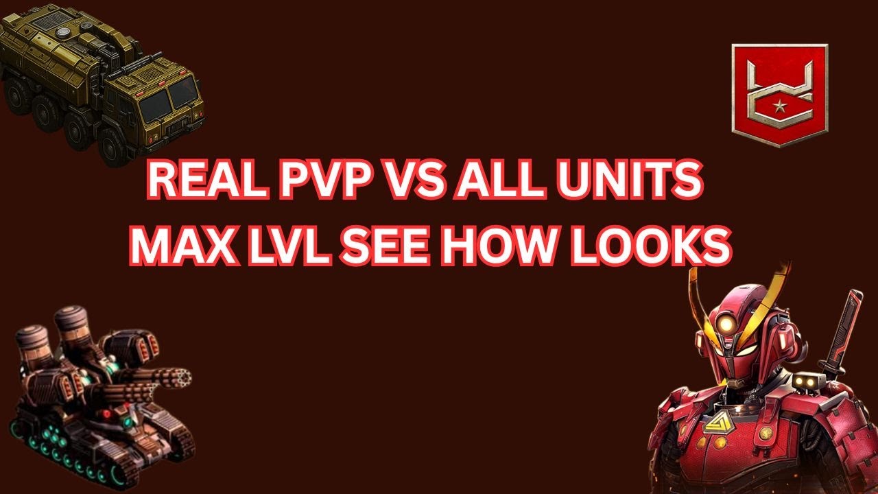 WAR COMMANDER REAL PVP VS ALL UNITS MAX LVL SEE HOW LOOKS - YouTube
