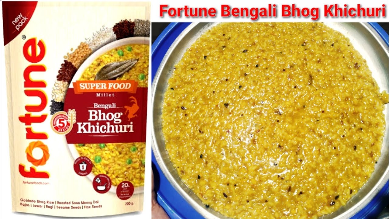 Fortune Bengali Bhog Khichuri Recipe | Fortune Bengali Bhog Khichdi ...