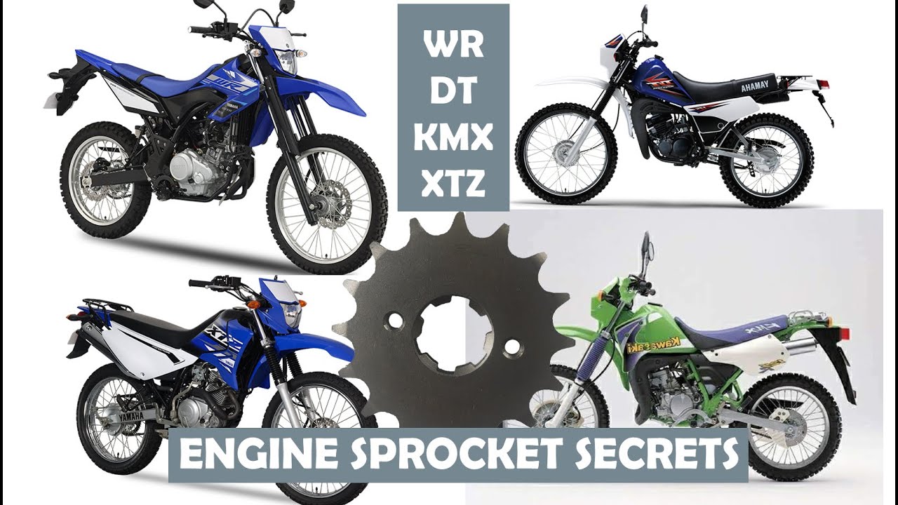 engine sprocket dt kmx wr and xtz comparison compatibility secrets and ...