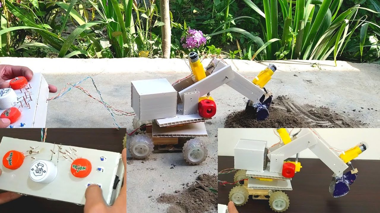 "Homemade Electric Excavator in Action: Eco-Friendly Construction ...
