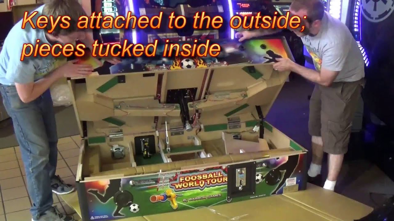 Let's Unbox A World Tour Foosball (Barron Games International) - YouTube