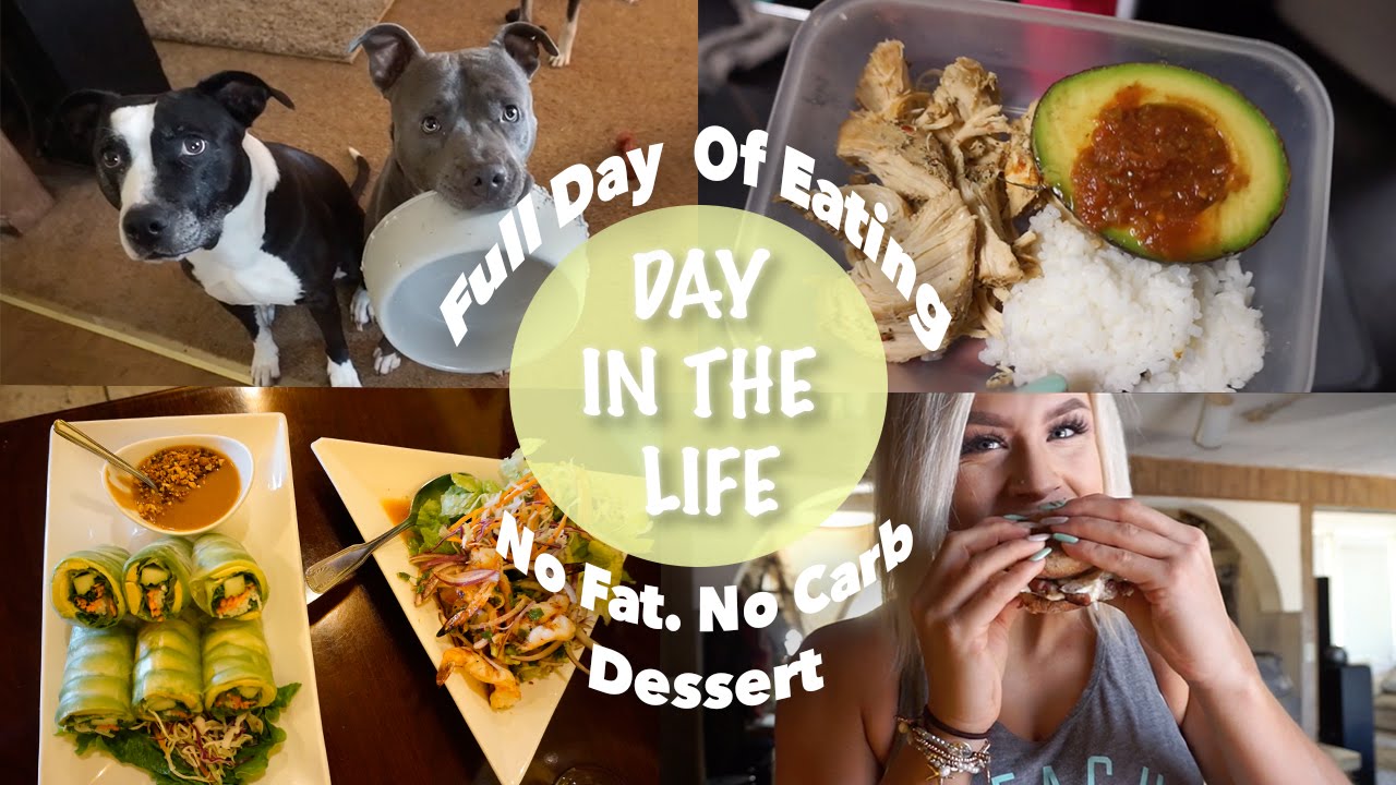 Full Day of Eating + Healthy Dessert | A Day In The Life - YouTube