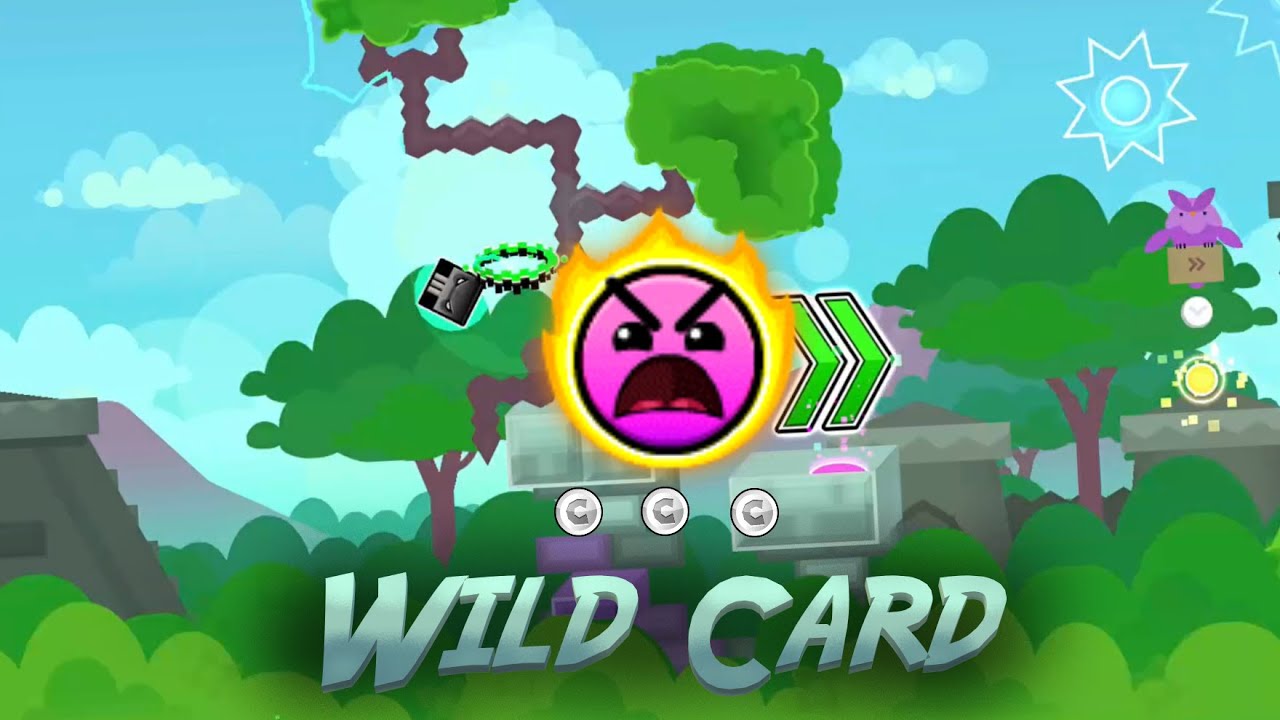 "Wild Card" by Thomartin and melX0exe (ALL COINS) - Geometry Dash - YouTube
