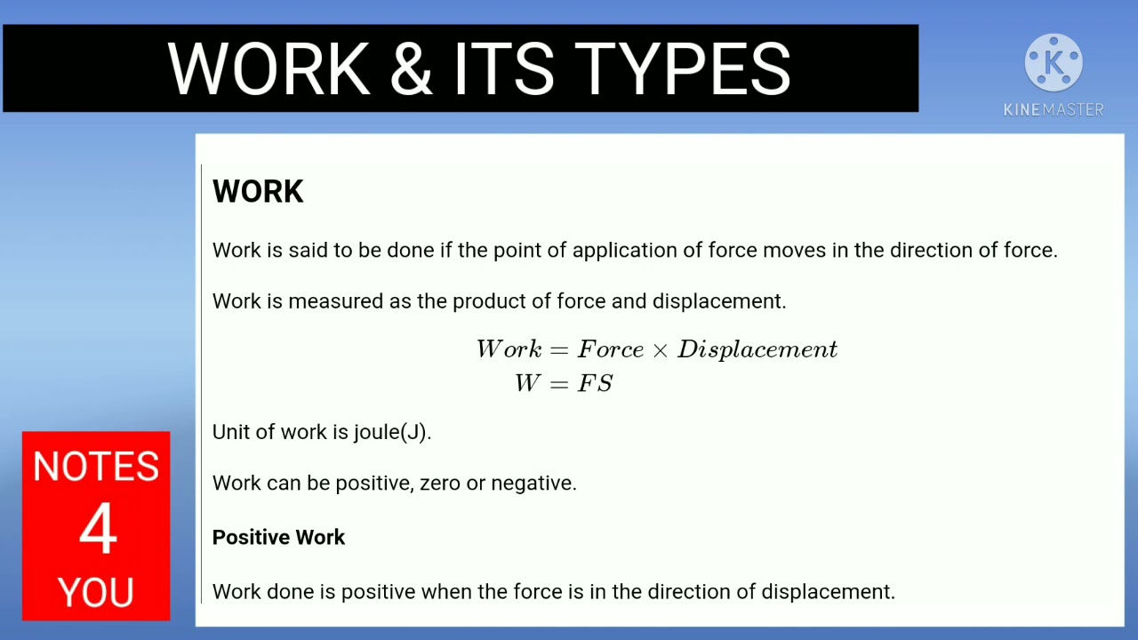 Types Of Work