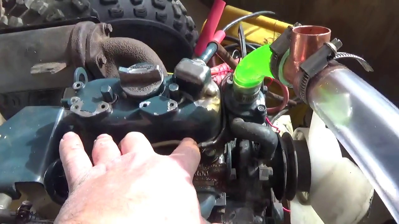 Frankensteined Kubota Z430 Diesel, all smoke and no fire, - YouTube