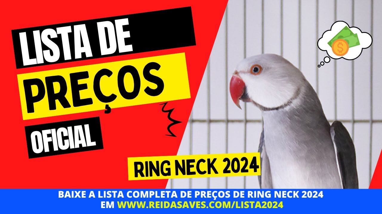LISTA DE PREÇOS DE RING NECK (2024) OFICIAL - YouTube