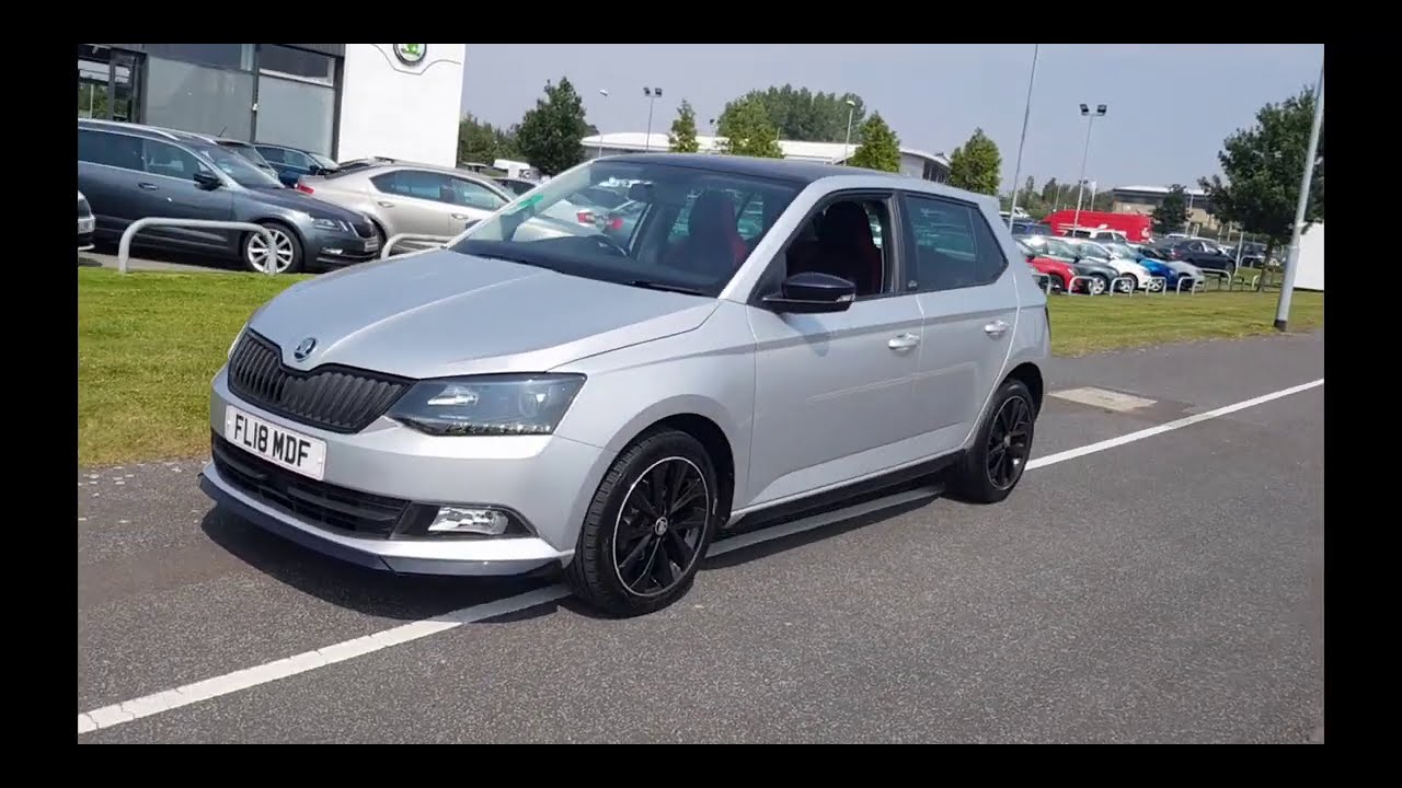 ŠKODA Fabia Monte Carlo Hatchback in Silver - FL18 MDF - YouTube