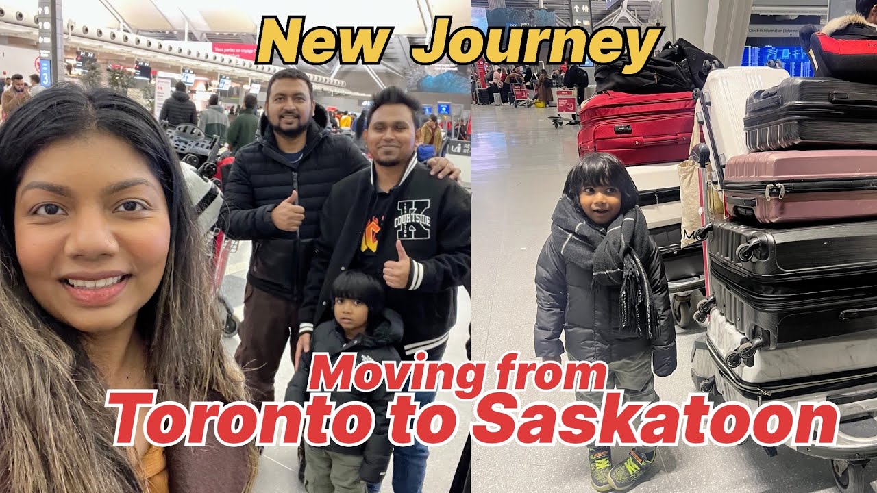 Moving Province in Canada 🍁| Toronto to Saskatoon | Air Canada Flight ...