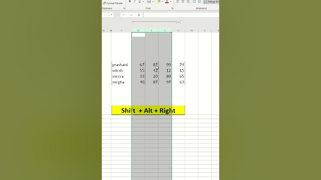 Excel tips & tricks #109|Excel MAGIC TRICK for Hiding Column with Keyboard shortcut | MUST WATCH ...