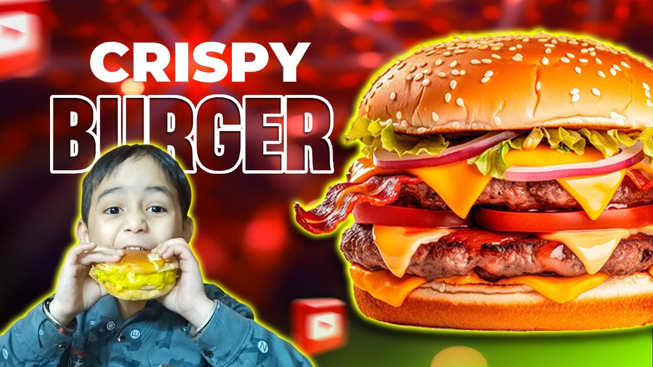 Crispy Veggie Burger Recipe | Home Made Veg Burger | Toofani Trisha ...