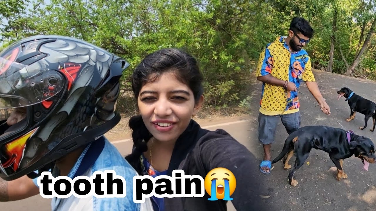 went to meet dentist 😬 / doggys day out / pain 😢/ goan vlog / Konkani ...