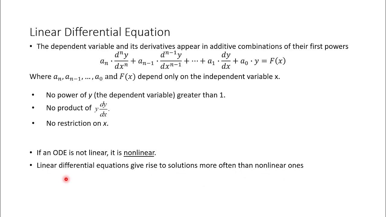 Introduction to Differential Equations - YouTube