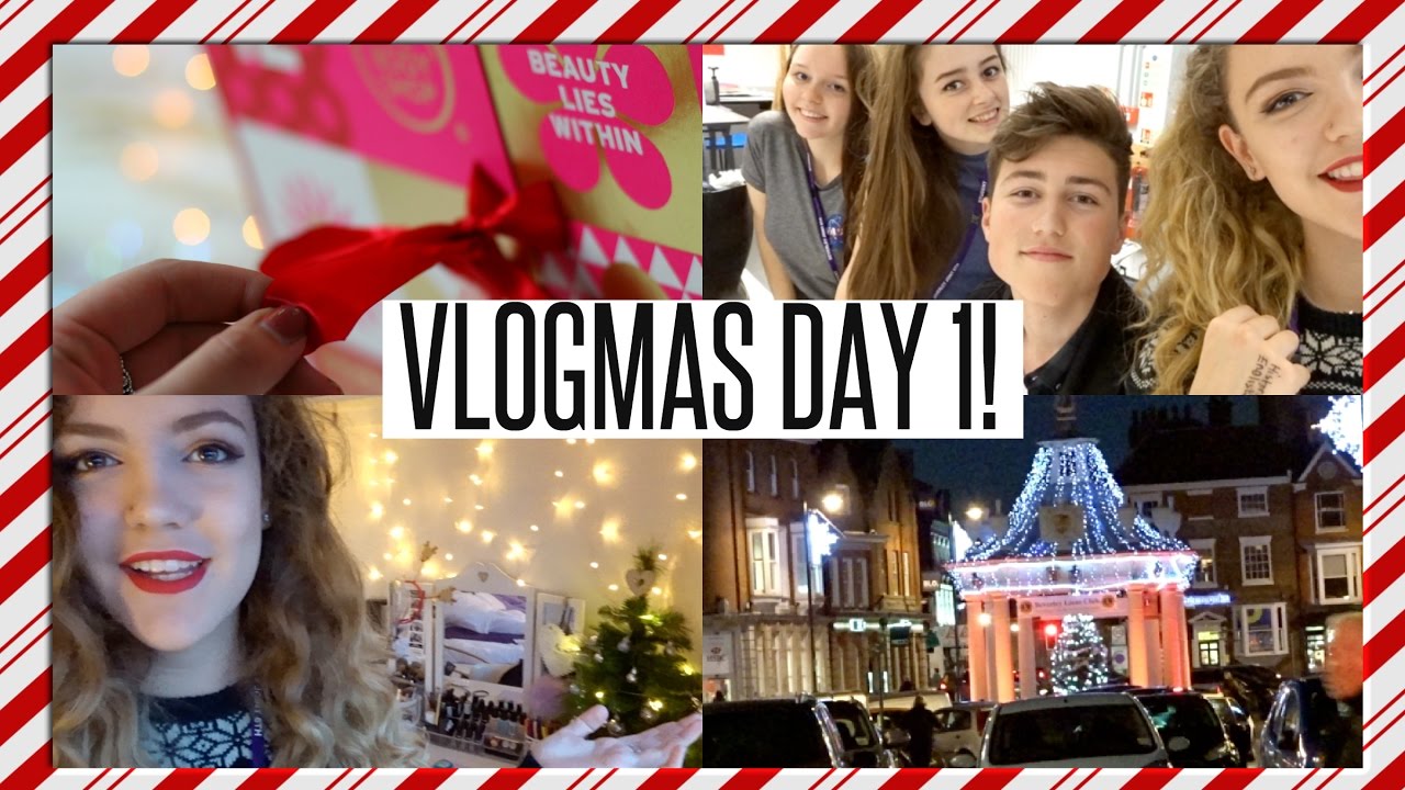 December 1st Vlogmas Day 1 Youtube