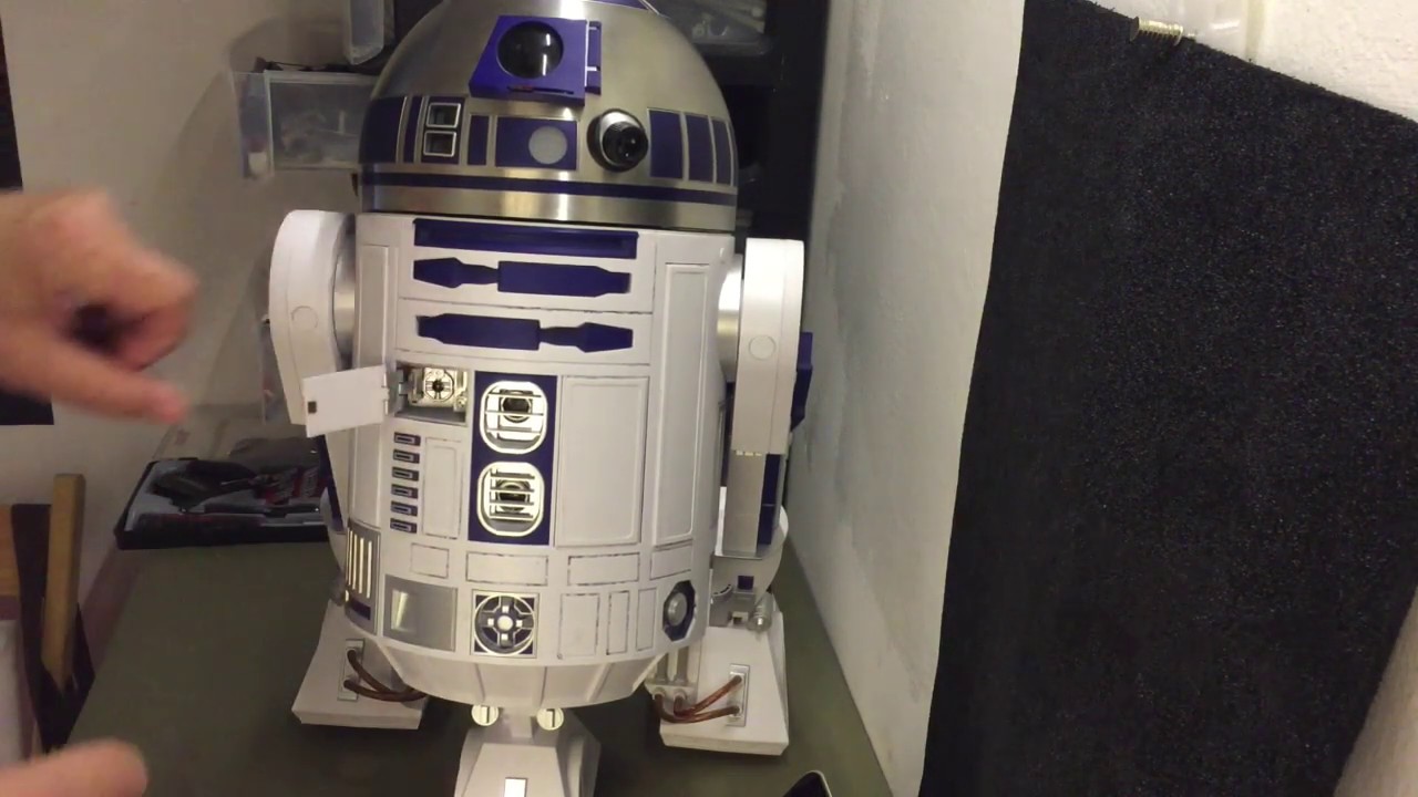 R2D2 Deagostini customised - YouTube