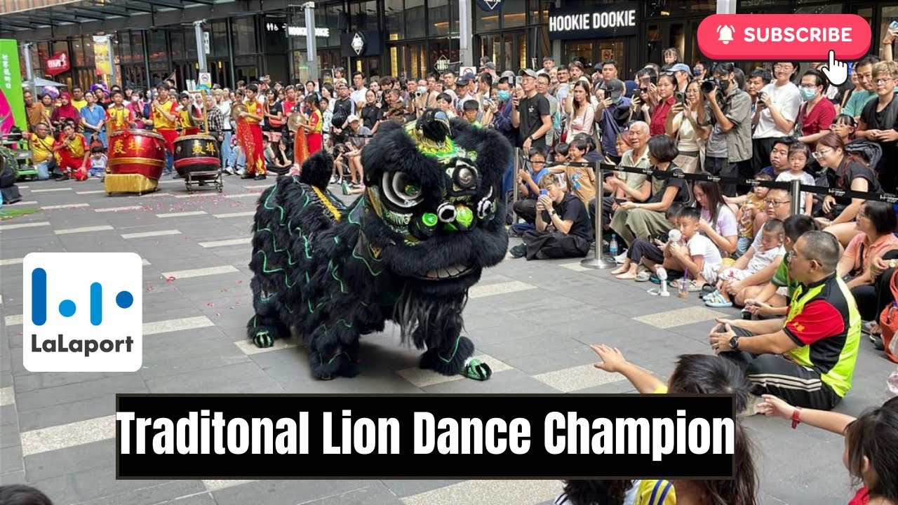Traditional Lion Dance Champion - YouTube