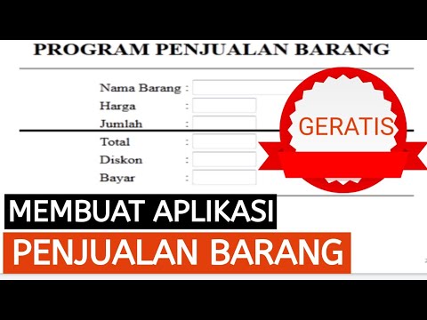 Membuat Aplikasi Penjualan Barang Dengan HTML & JAVASCRIPT - YouTube