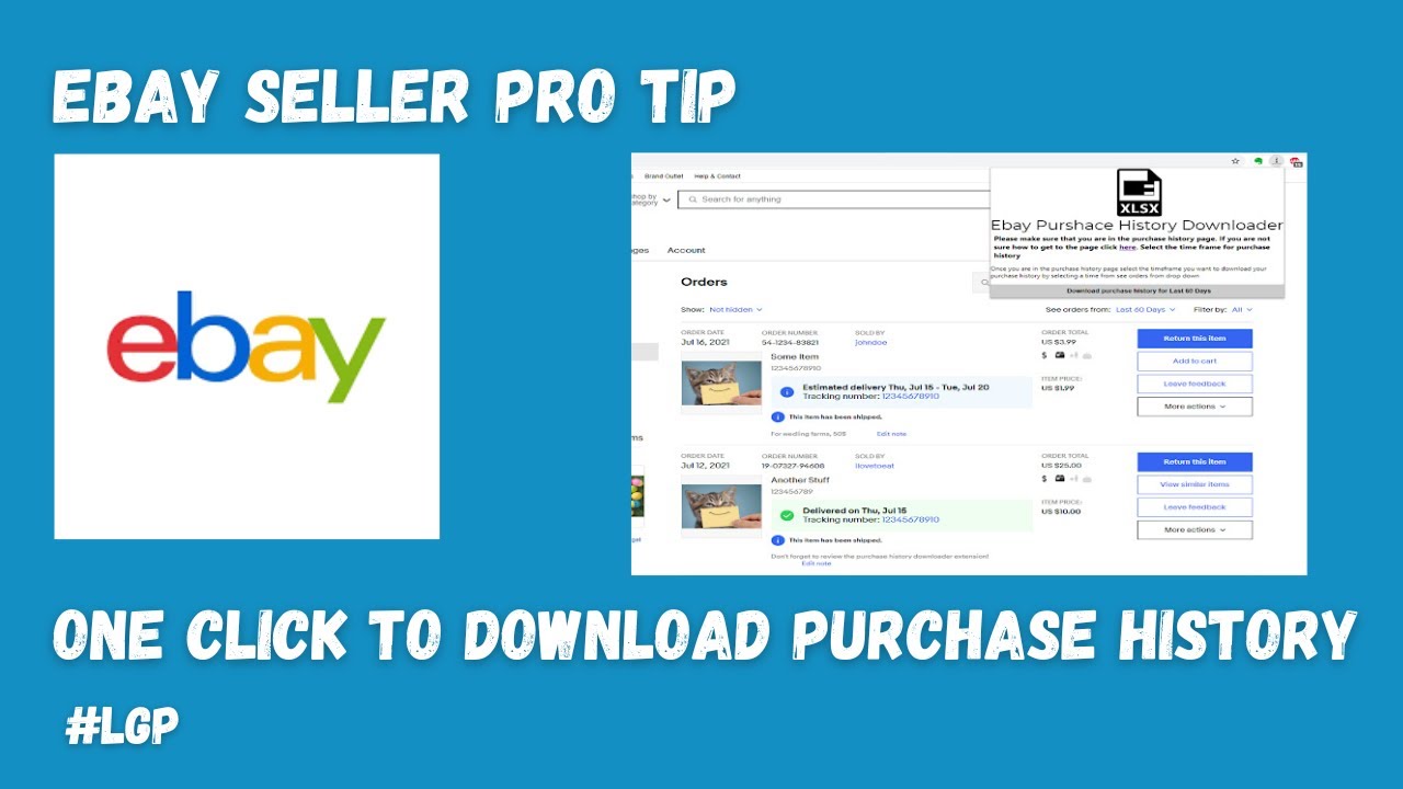 Ebay Purchase History Downloader EBay Dropshipping YouTube