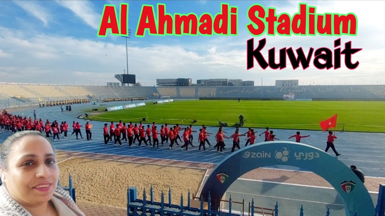 Al Ahmadi Stadium Kuwait #drone Sports Day INDIA International School ...