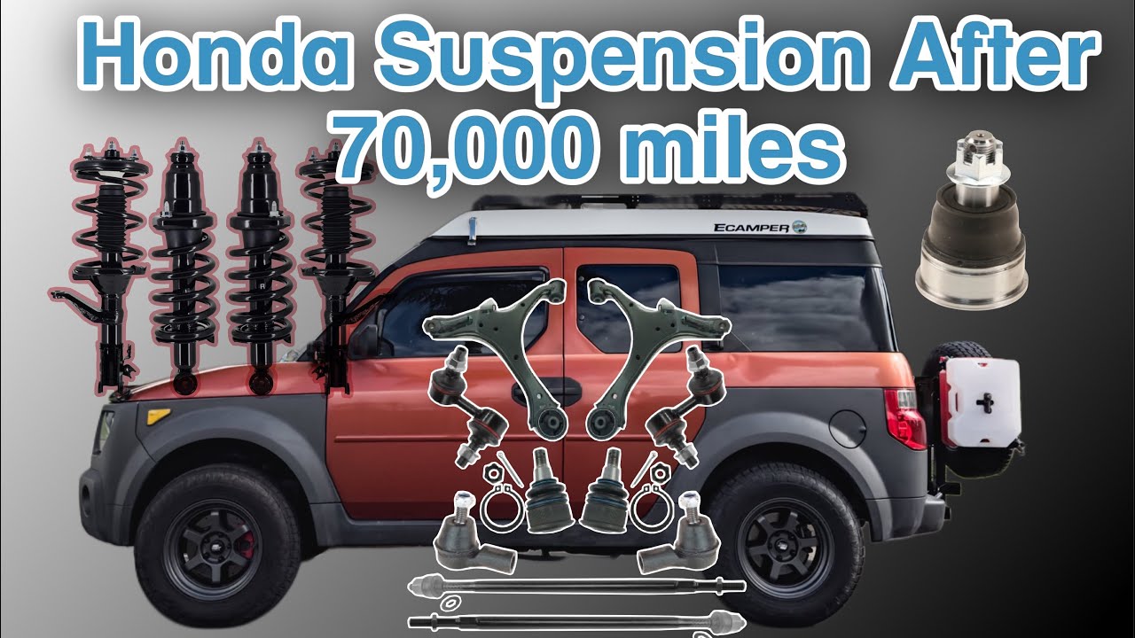 Inspecting My Honda Element Suspension after 70,000 miles - YouTube