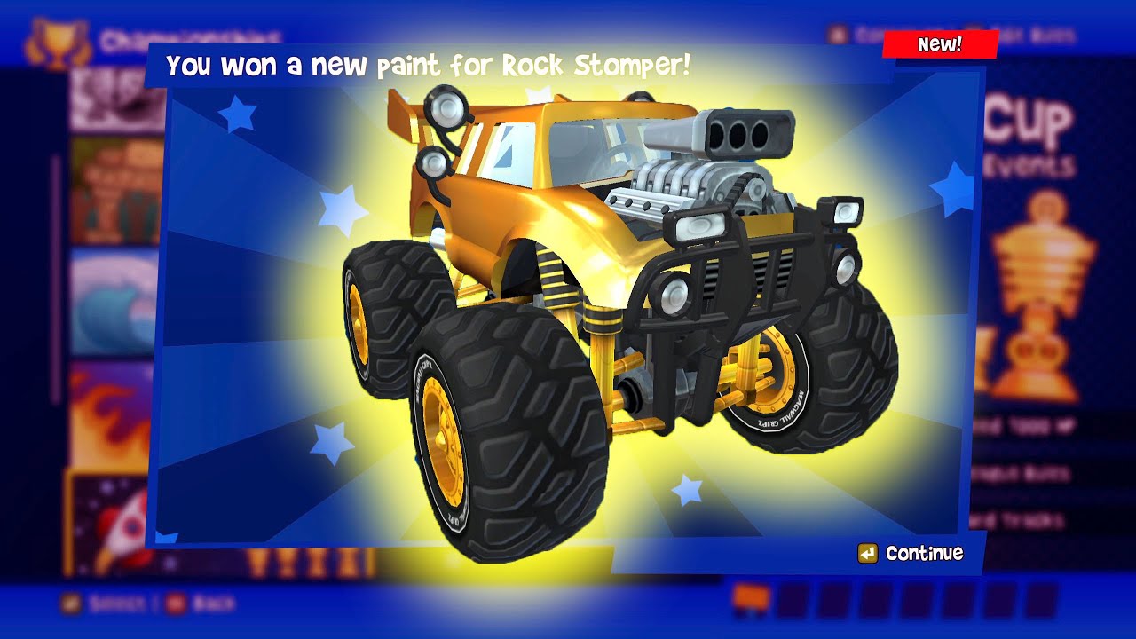 Rock Stomper New Paint Unlock - Beach Buggy Racing 2 Island Adventure ...