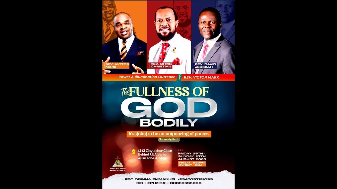 GOD IN FLESH|| REV. VICTOR MARK|| THE FULLNESS OF GOD BODILY ||KINGS ...