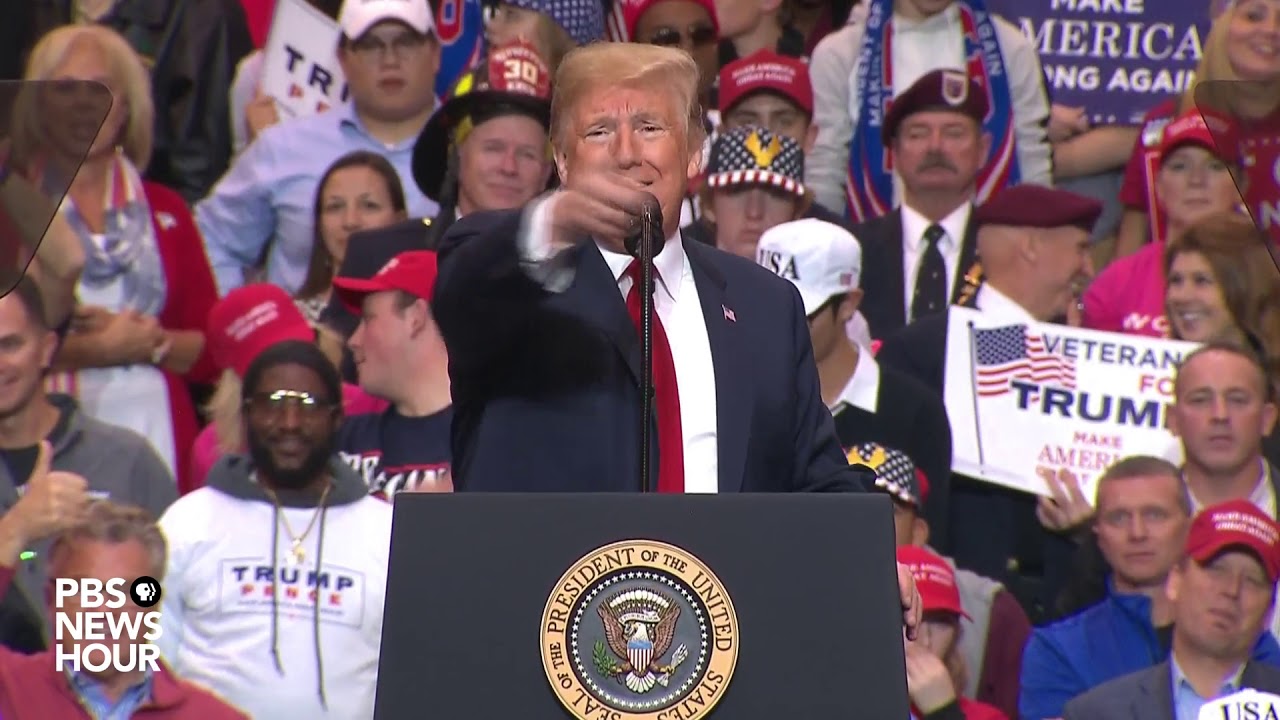 President Trump holds a campaign rally in Cleveland, Ohio - YouTube