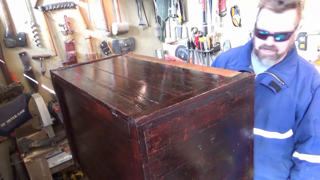 Old Chest Restoration - YouTube