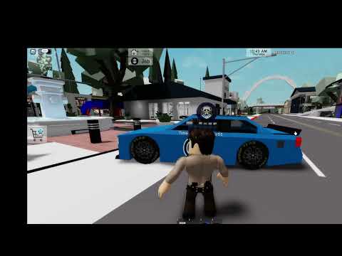 playing Roblox cops and robbers kinda in Brookhaven - YouTube
