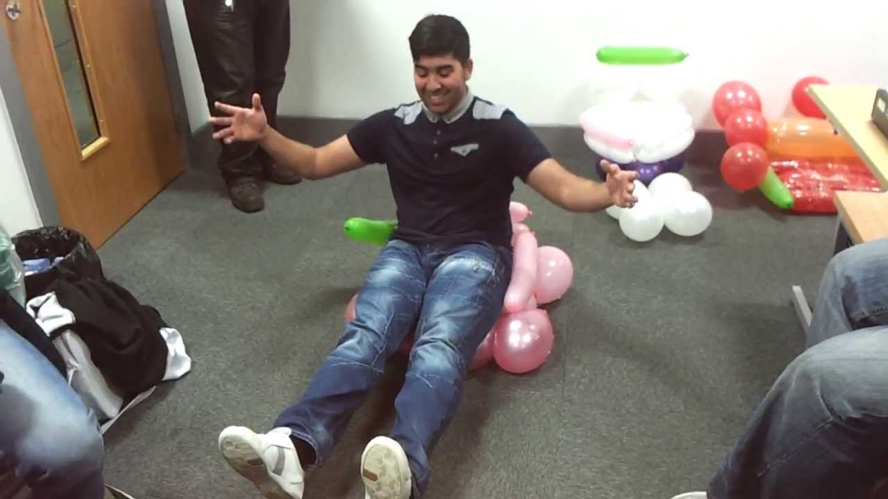 UCBC 2013 Balloon Chair Class Exercise Part 1 - YouTube