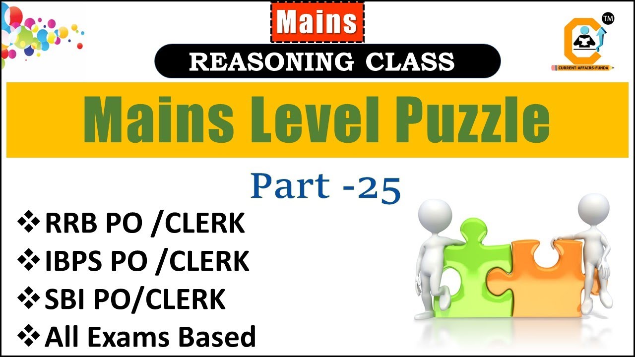 Four Variable Based Puzzle | Part 25 | Reasoning | Current Affairs ...