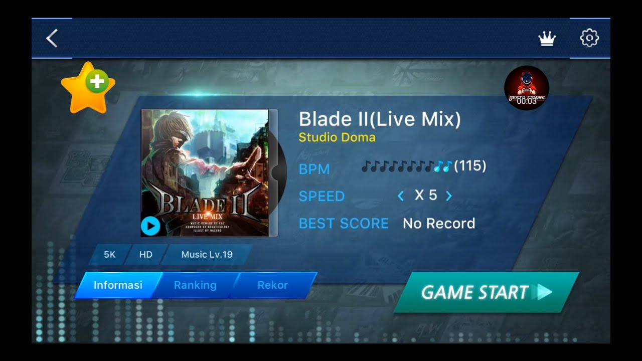 O2Jam - Music & Game (Gameplay) - Blade II(Live Mix) - Studio Doma - 5 ...